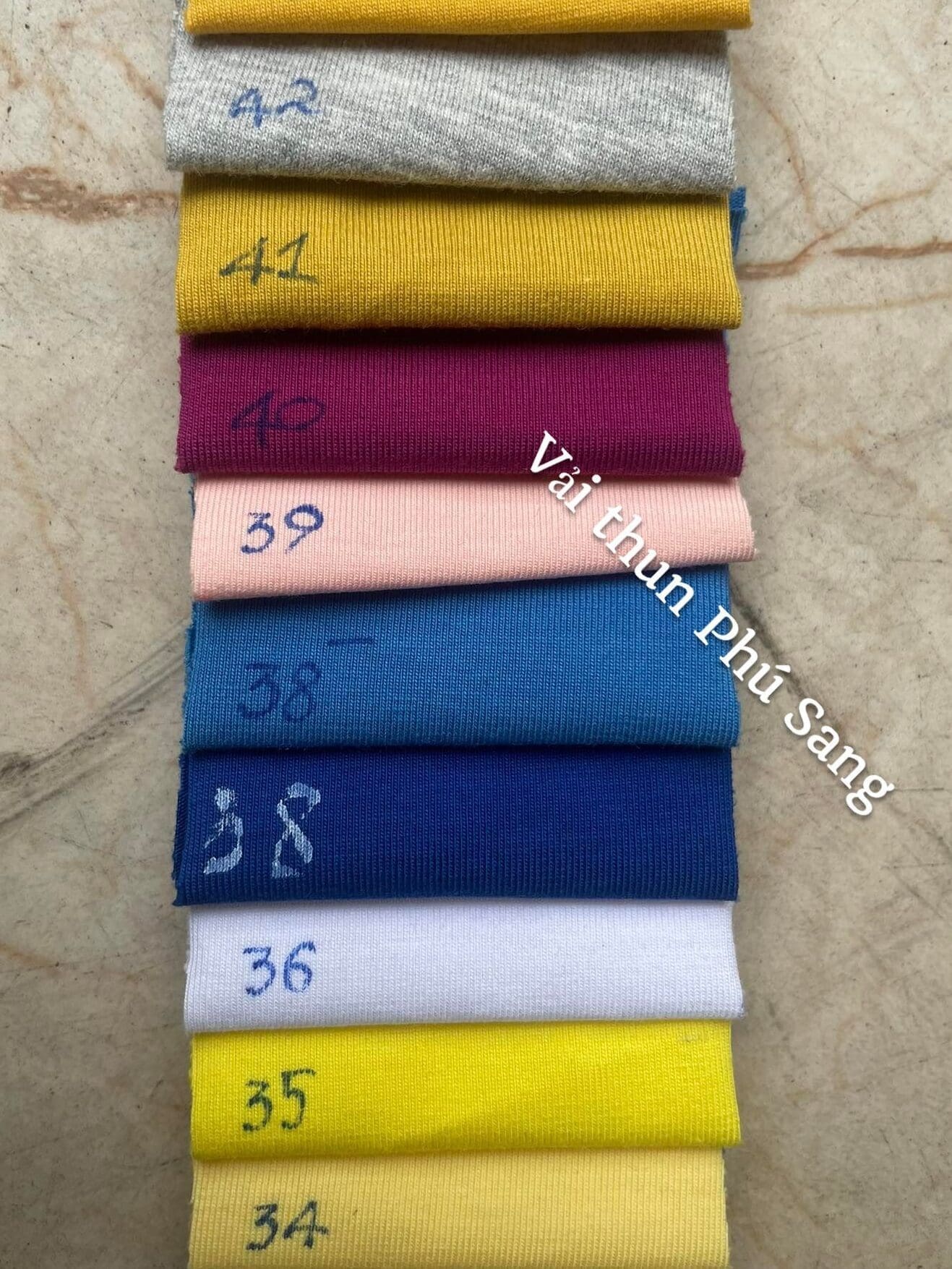 VẢI THUN COTTON 100% – 1kg/3m0 - Vải thun Phú Sang - Công Ty TNHH Dệt ...