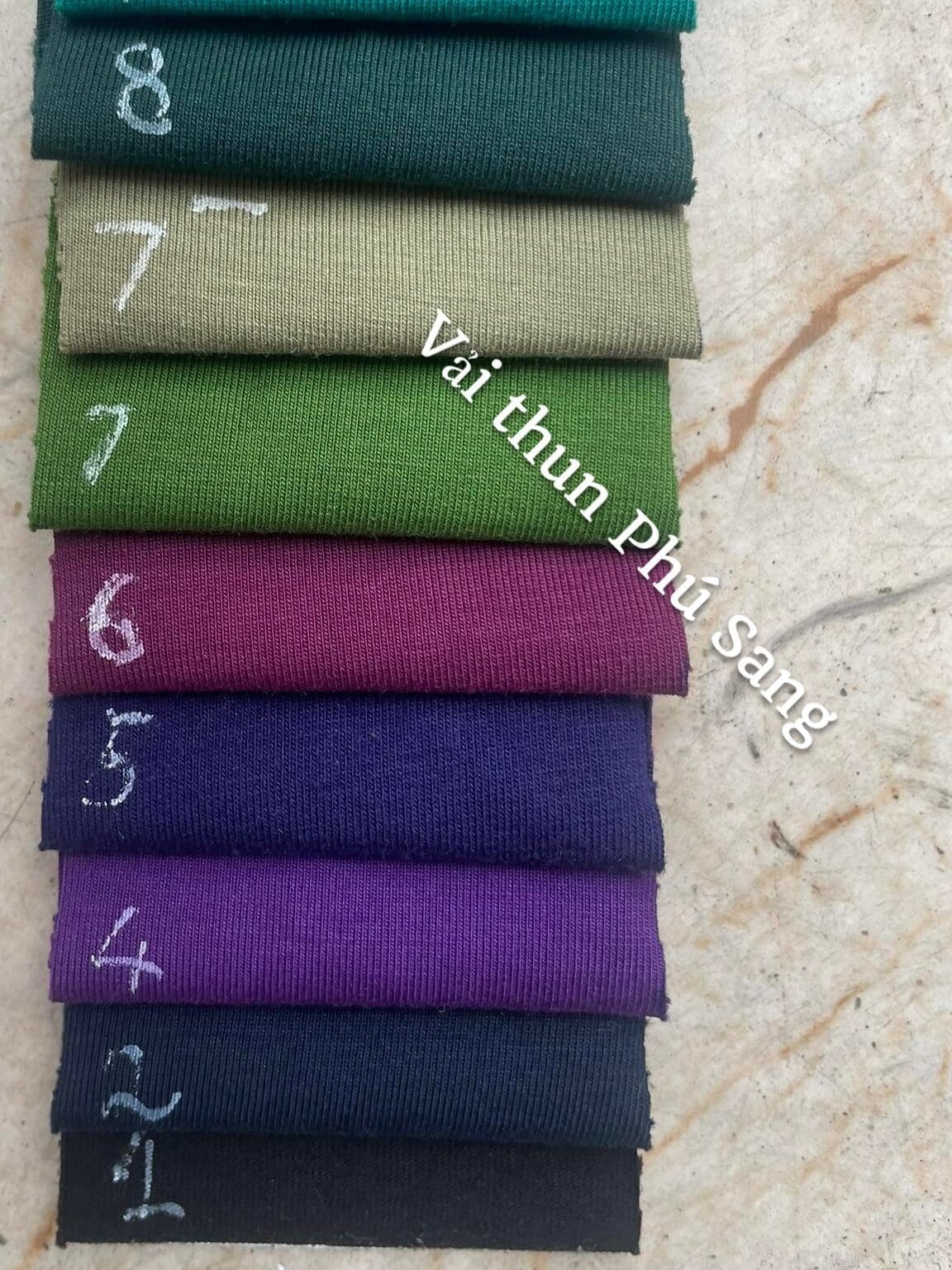 VẢI THUN COTTON 100% – 1kg/3m0 - Vải thun Phú Sang - Công Ty TNHH Dệt ...